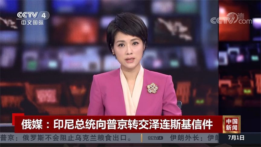 俄媒:印尼总统向普京转交泽连斯基信件