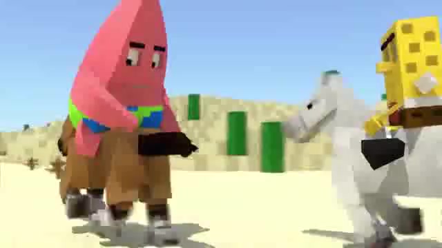 海绵宝宝×MC,会产生怎样的效果?