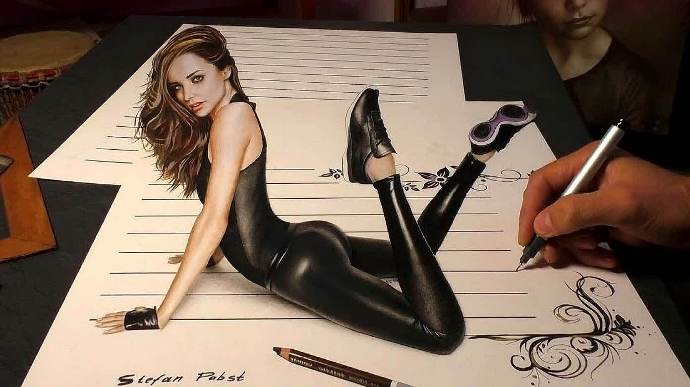 眼见不一定为实,看看小哥怎么把2D画"变"3D动态,看完怀疑人生