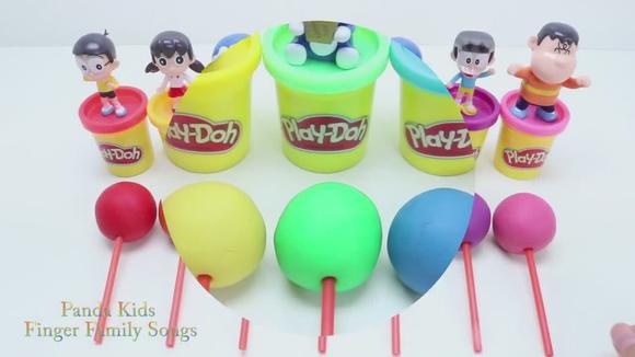 学习用不同颜色的橡皮泥做出不同形状的卡通动物