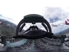 俄罗斯雨燕飞行表演队 驾驶员视角360都全景