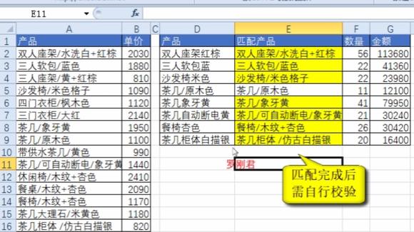 弥补Excel搜索函数的不足,批量模糊搜索,近似匹配