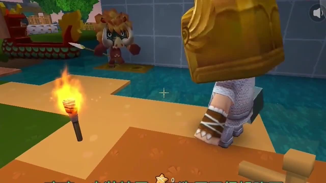 迷你世界:二狗子和狗蛋假投降,成功抓住了一只怪物