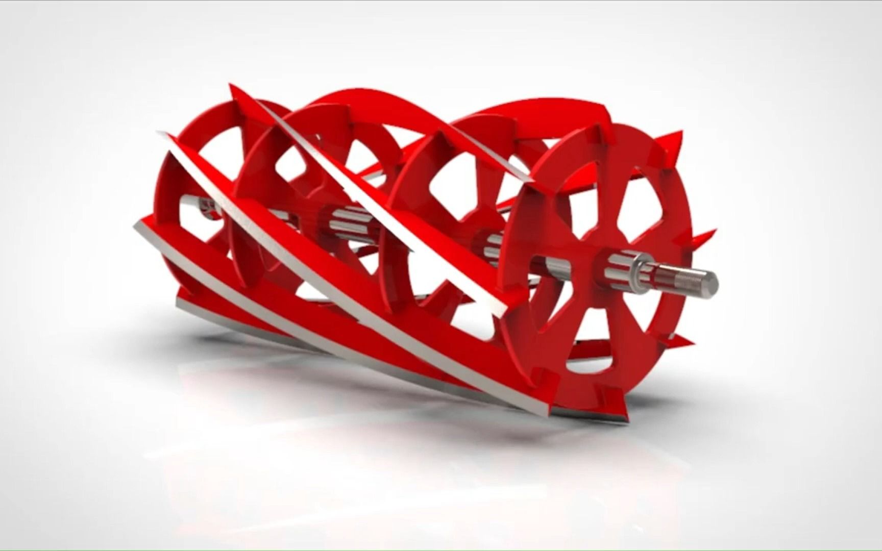 Solidworks案例教程:圆柱形割草机刀片
