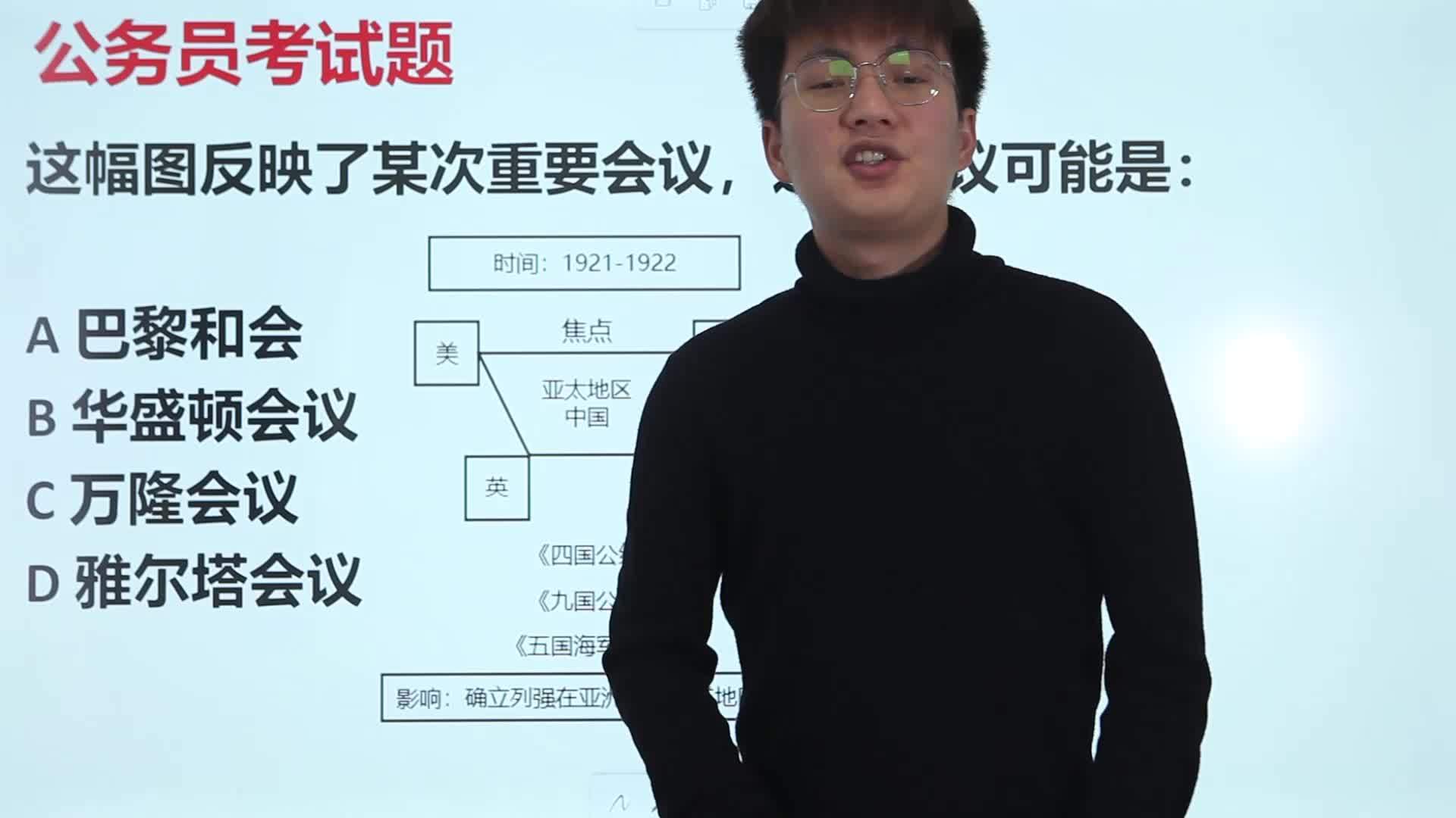 考考你历史常识:下图反映了一次重要会议,根据线索,选出正确的