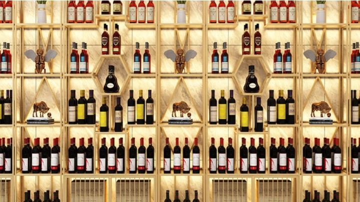 酒柜架这种款是商场酒架,各种场地都有还有家用,款式很多支持