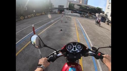 第一视角看摩托车驾照考试