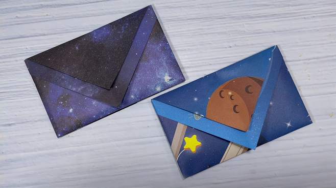 简单的信封折纸,一学就会,手工制作