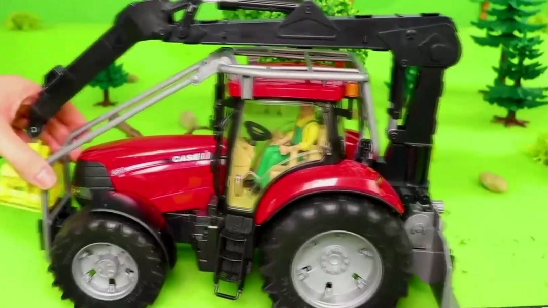 汽车玩具大集合 第11集 多功能挖土机