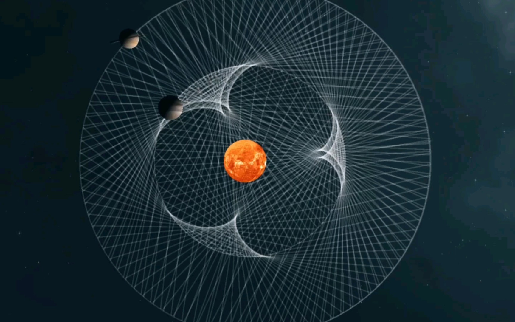 木星与土星的宇宙之舞