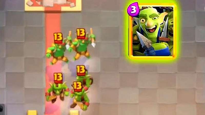 皇室战争:趣味卡牌测试,红蓝同等级同卡牌单挑对战!