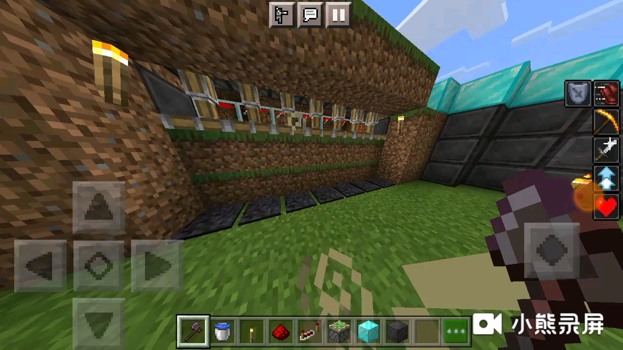 我的世界_造一个简单的红石科技