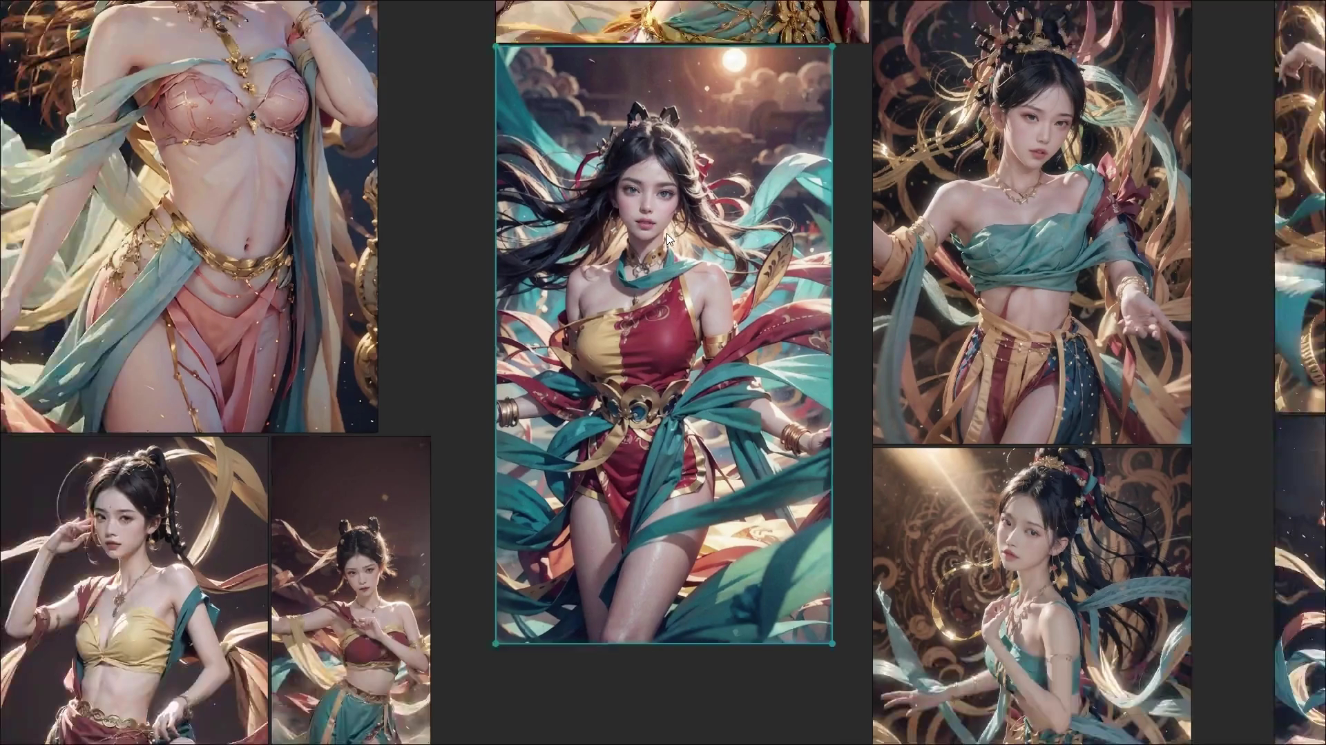 ...AI辅助制作高精度次世代角色《敦煌天女》全流程!简介有课程介绍