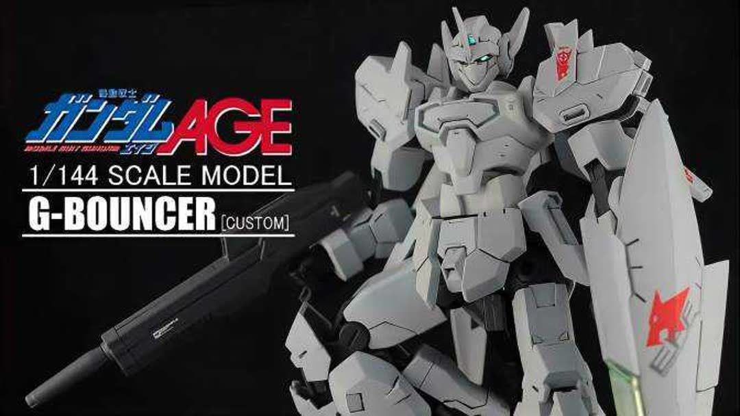 「模型技巧」HG AGE 白狼 G跳跃者 高达 改造 全涂装 制作教学