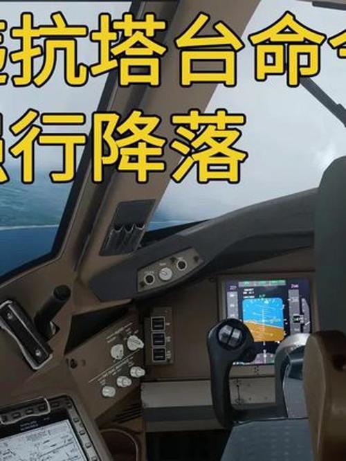 模拟联飞:客机遇暴雨无法降落,机长违反塔台指令强行进场