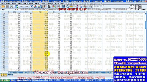 【陈老师spss系统实操培训教程】第四讲(视频9)spss描述性统计分析