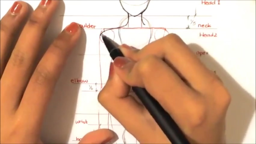 深圳服装设计学院 绘画教程 TUTORIAL - Fashion Figures for Beginners