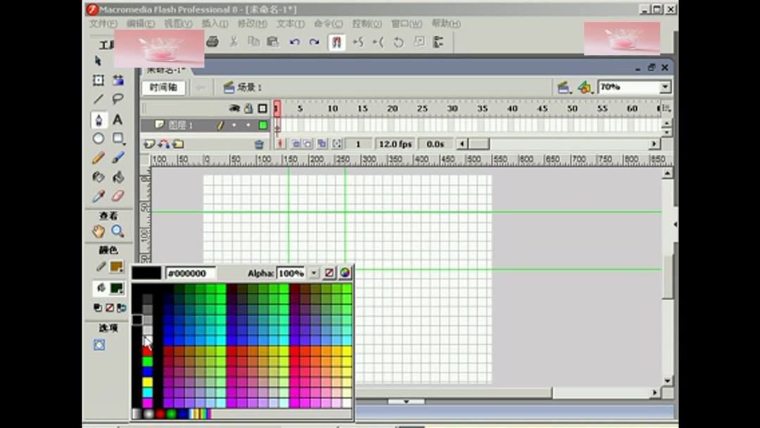 5.1 flash 8视频教程 钢笔工具