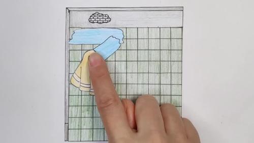 手绘定格动画:装修卫生间