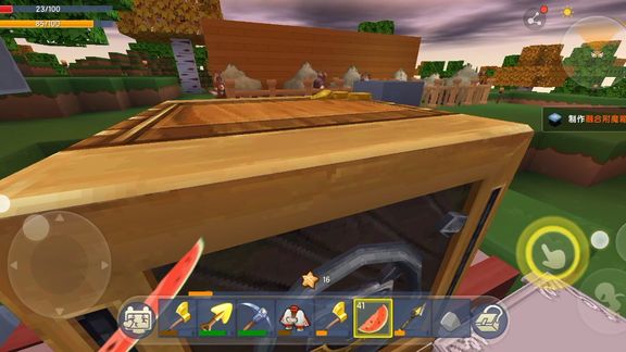 迷你世界:把刷怪塔做完了。