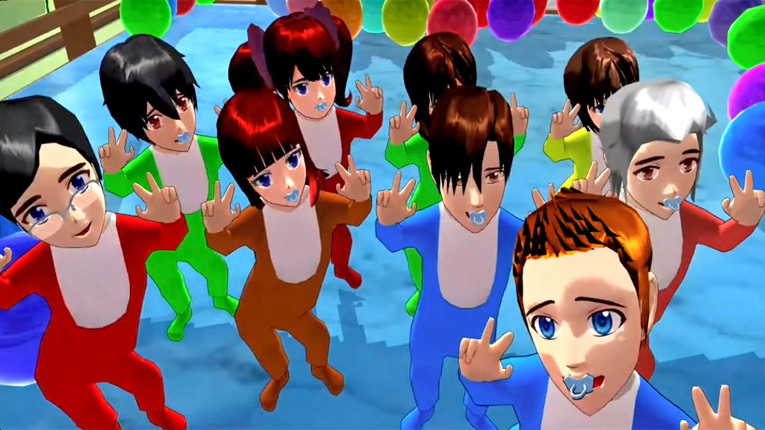 樱花校园模拟器教程:教你怎么开婴儿派对!