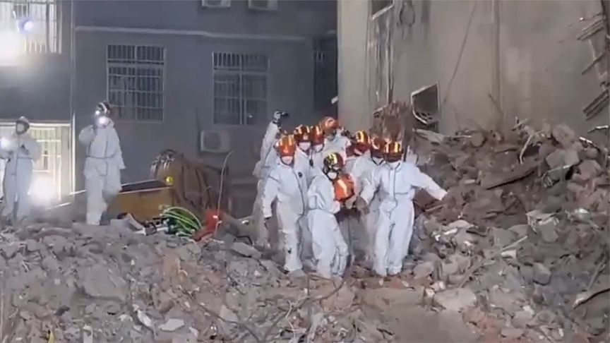 生命奇迹!湖南长沙居民自建房倒塌事故第10人获救:被困超131小时