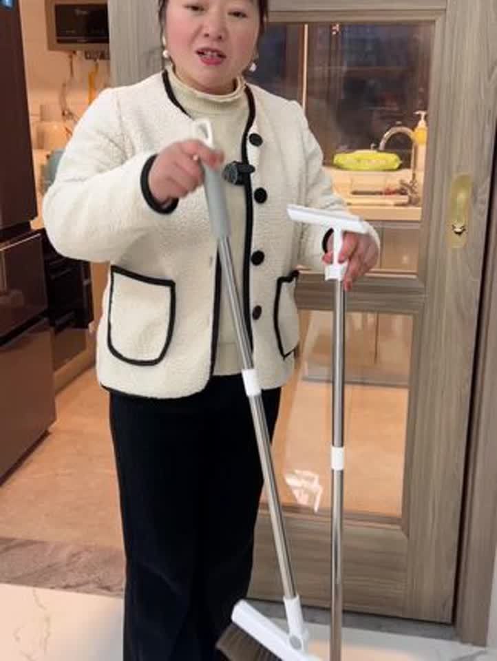 这套新款扫把簸箕真的是太好用了,不仅方便实用颜值还高#超便宜超...
