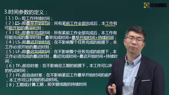 2021二级建造师精讲课程施工进度计划的编制方法03
