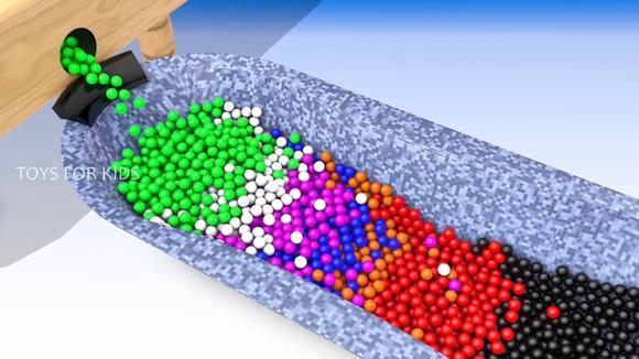 三维动画趣味学习形状、颜色和数字