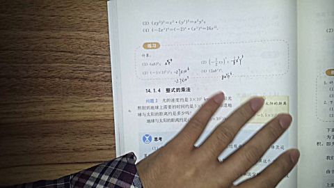 八年级上册数学 八年级数学上册 14.1整式的乘法(二)小邵课堂