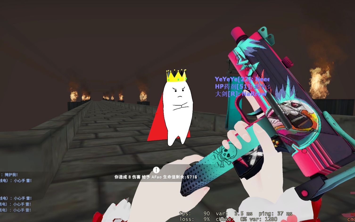 【CSGO僵尸逃跑】年糕岛 ze_mochi_island_f6 BOSS战和跳刀