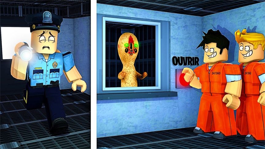 Roblox异常监狱模拟器:都市传说怪物!探秘高级区域!小格解说