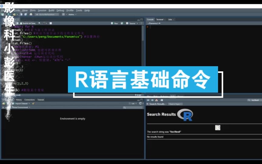 【科研灌水】R语言基础命令