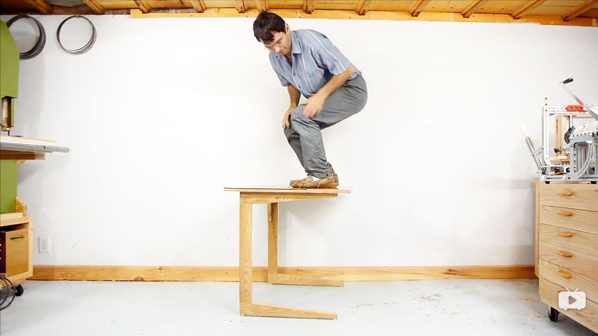 「木工DIY」木质简洁美观电脑桌制作过程