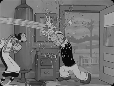 你见过这么离谱的修水管方式吗#动画解说 #动画 #大力水手 #童年.