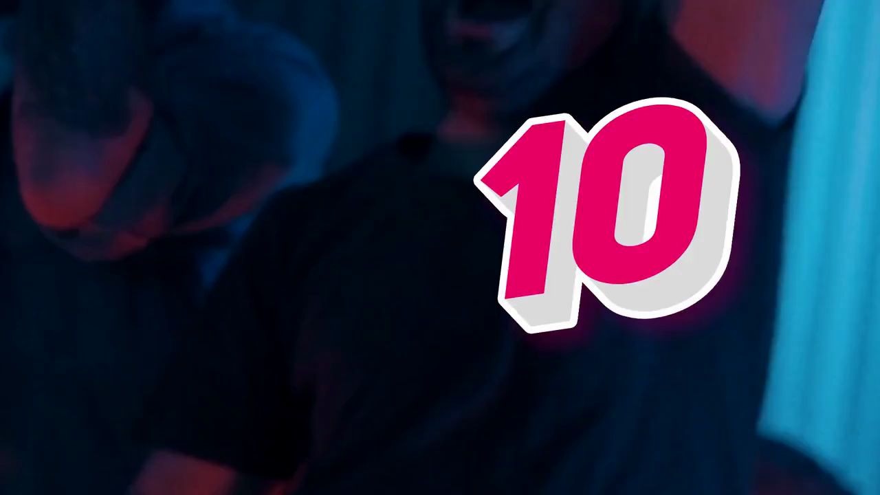TOP10(10个低三分之一和10到0倒计时)Pr模板