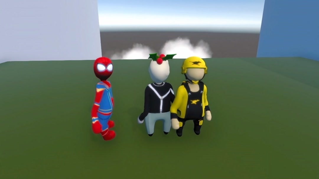 人类一败涂地 暗墨 毛毛虫 半仙 3人一起玩划船漂流看谁先