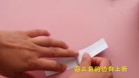简单的折纸蝴蝶结戒指,几个步骤就完成,1张纸能折出好多个!