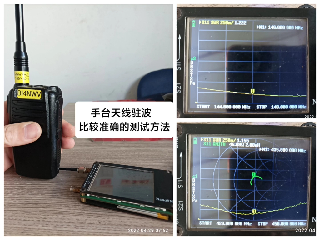 手台天线驻波比测试