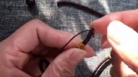 手工编绳教程 手绳项链绳中的粗线和细线连接技巧