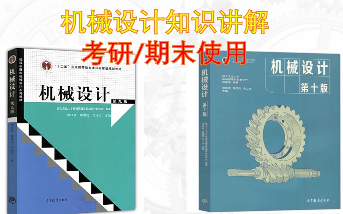 【机械设计基础课程】机械设计003讲:第2章-4-6小节/濮良贵第八版...