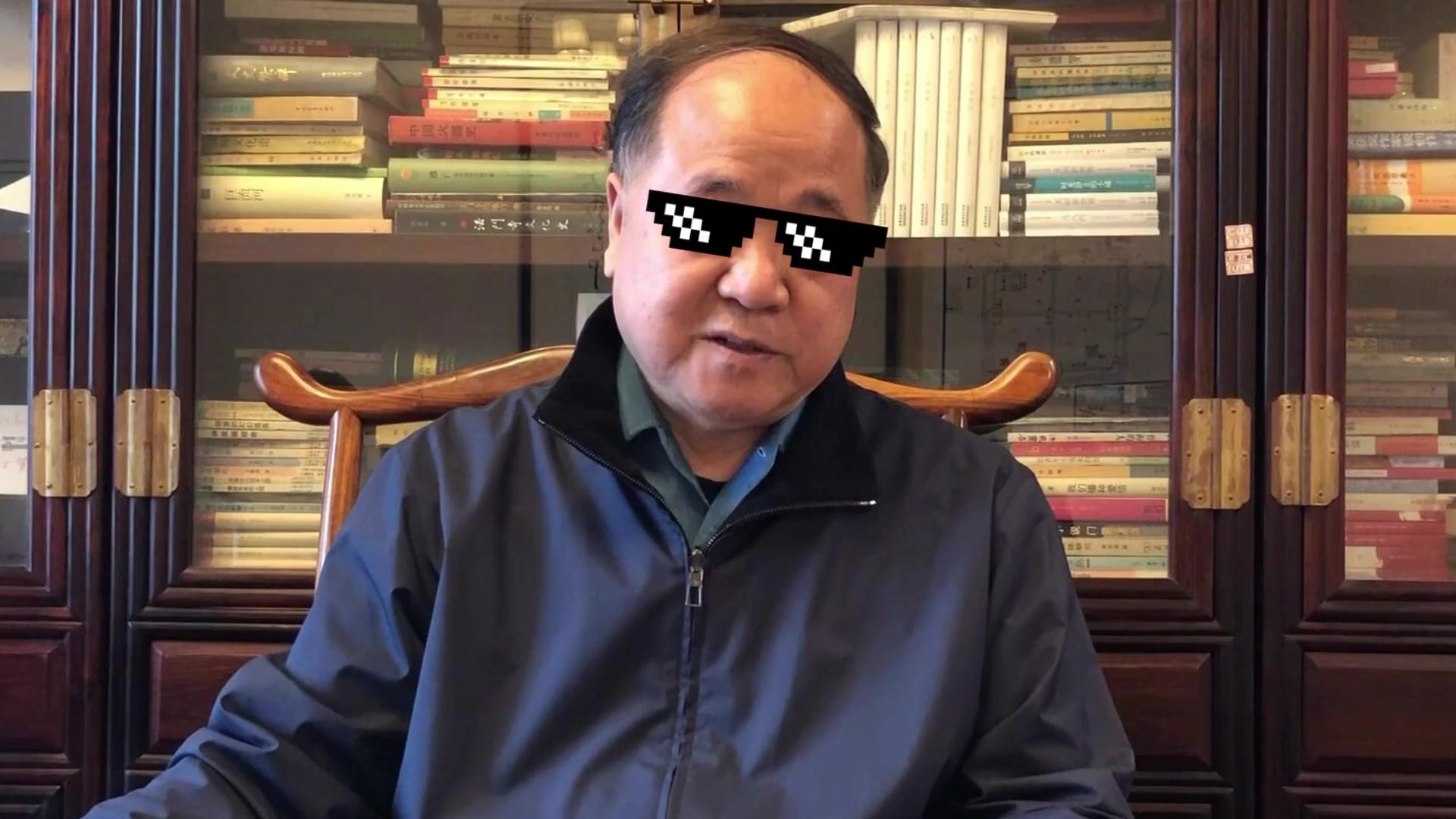 ...公众号开通100天,莫言录视频感谢...