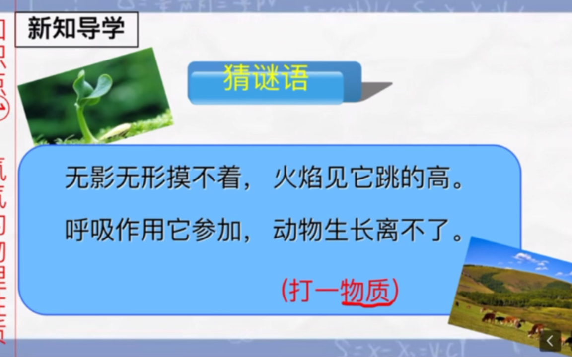 初中化学种重要气体之氧气的物理性质