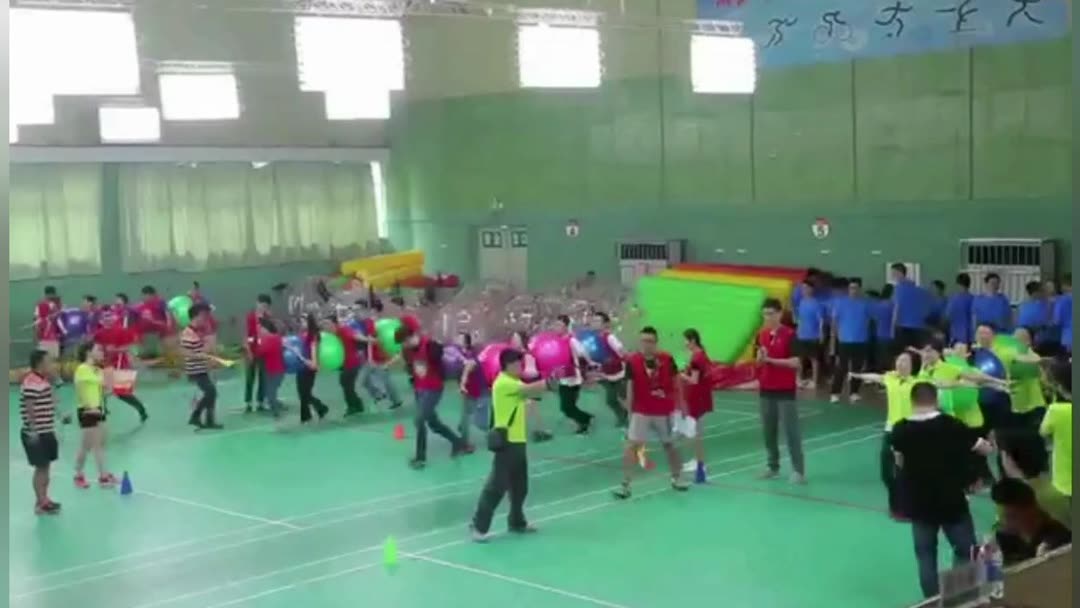 蜈蚣赛跑 南昌趣味运动会 联创文化 江西趣味运动会 江西员工活动