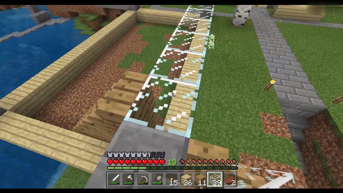 我的世界：海洋版可以养鱼了，我建造了一个水晶水族箱，太美了