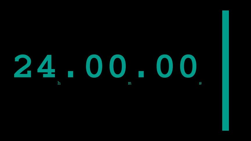 24小时超长视频倒计时挂机赚金币静音