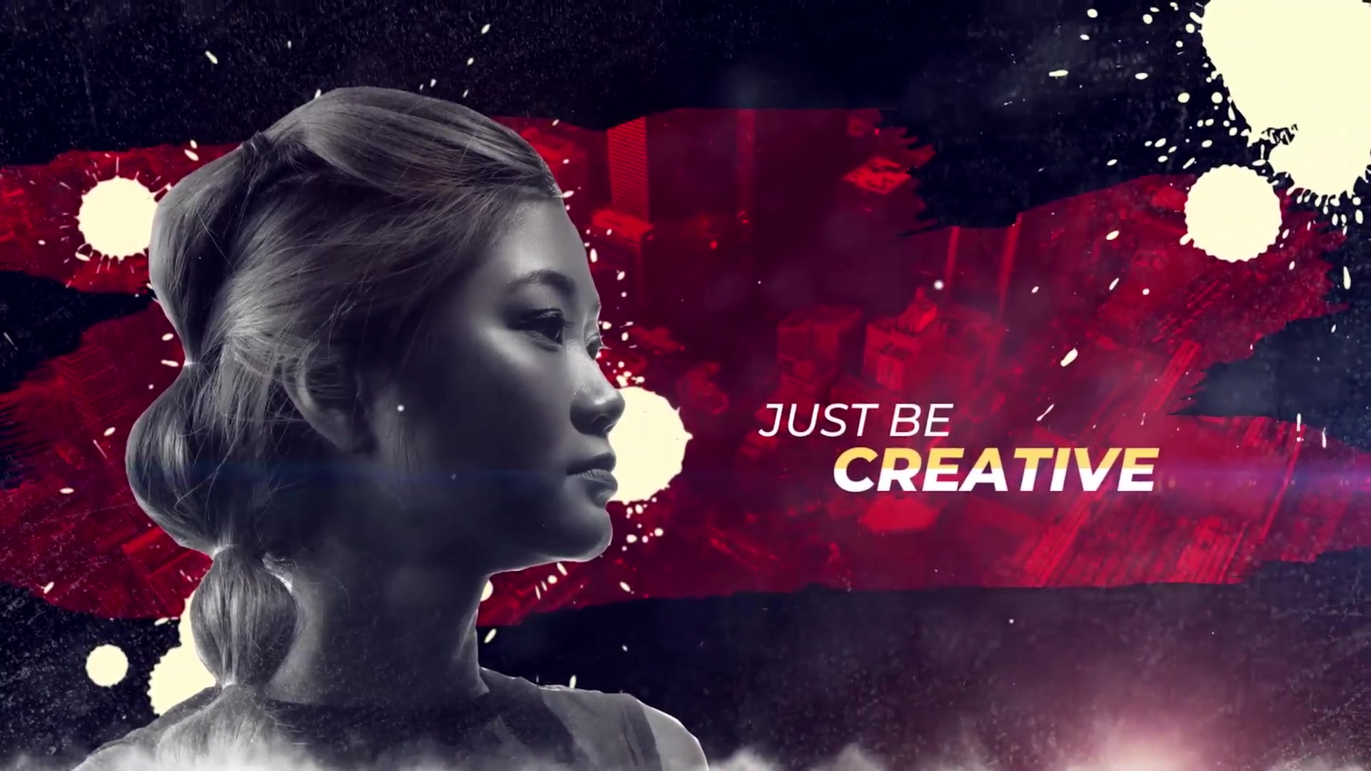 Pr片头模板 Comics Urban Opener 漫画人物定格 片头