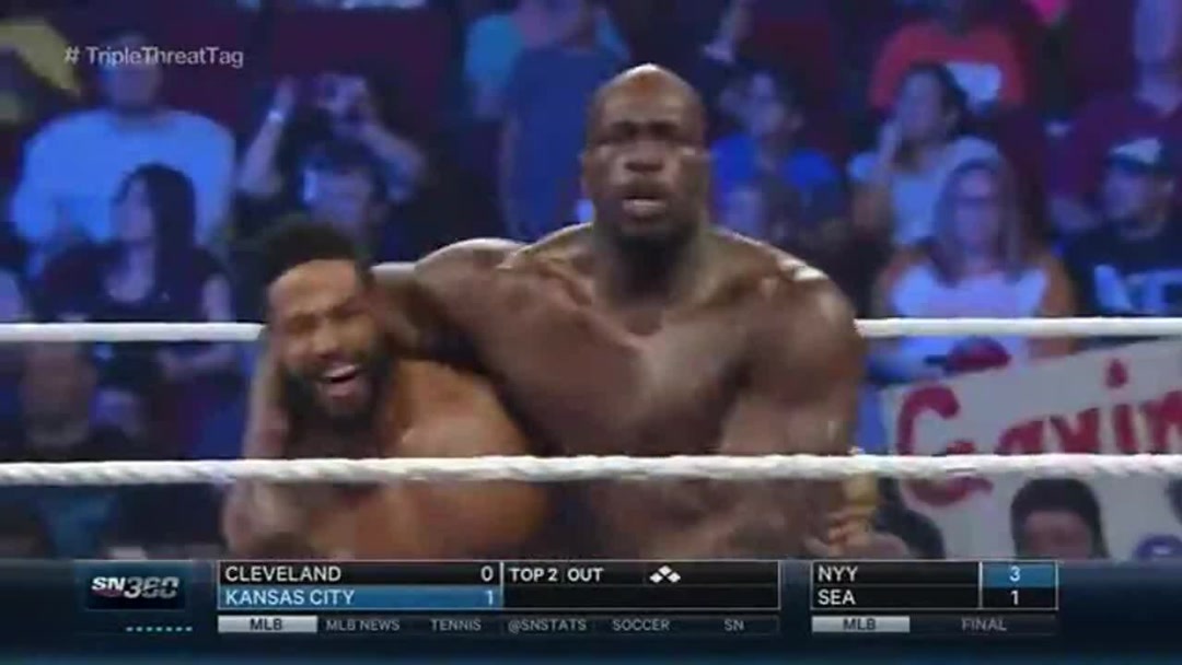 【WWE】SD20150603黄金组合暴揍二组