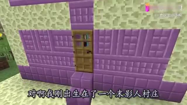 MC我的世界:僵尸入侵末影家园,为了村子离开我一个人战斗