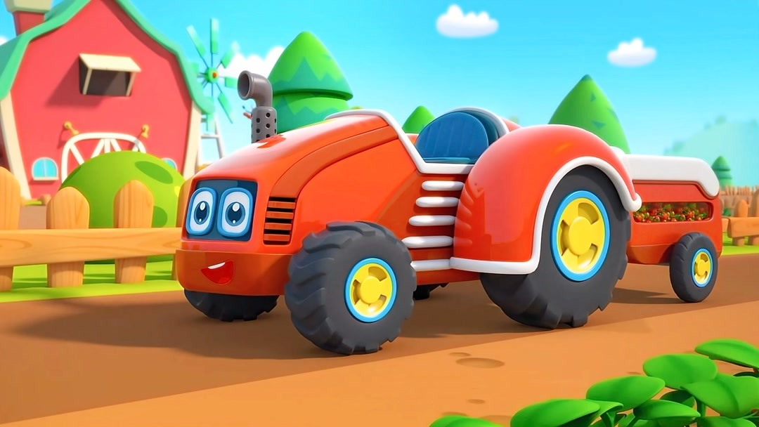 宝宝巴士汽车家族 第3集 农场里的拖拉机